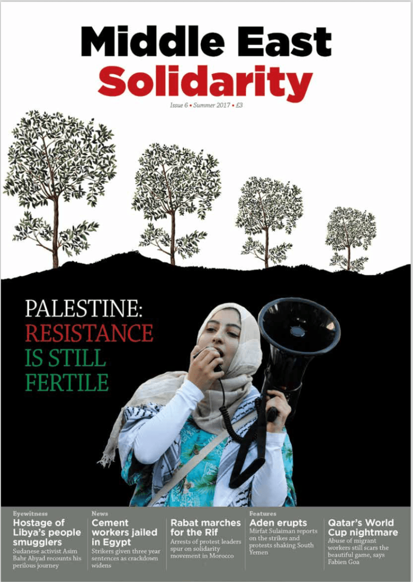 Middle East Solidarity magazine issue 6 out now! | MENA Solidarity Network